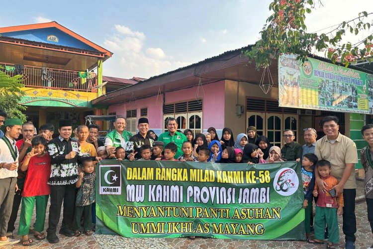 KAHMI Provinsi Jambi Gelar Aksi Sosial, Santuni Anak Yatim dalam Rangka ...